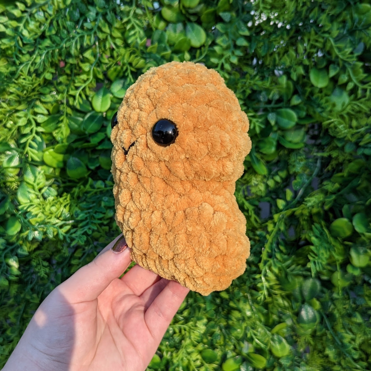 MADE TO ORDER Baby Chicken Nugget Crochet Plushie – Delarae's Creations